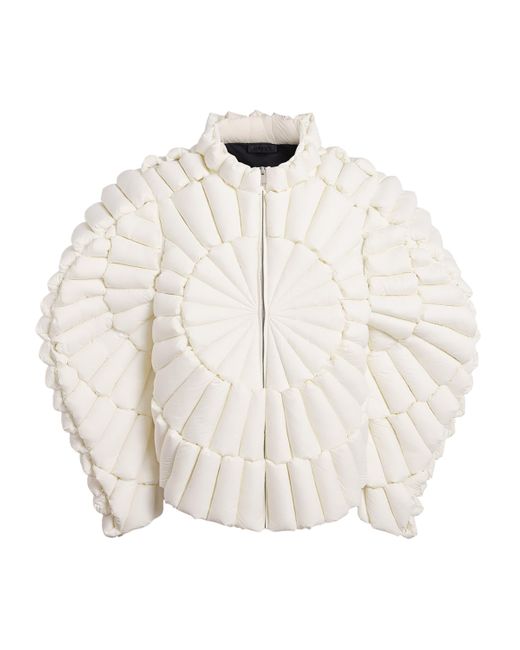 RAXXY 3D Down-Filled Diamond Puffer Jacket in White for Men | Lyst UK