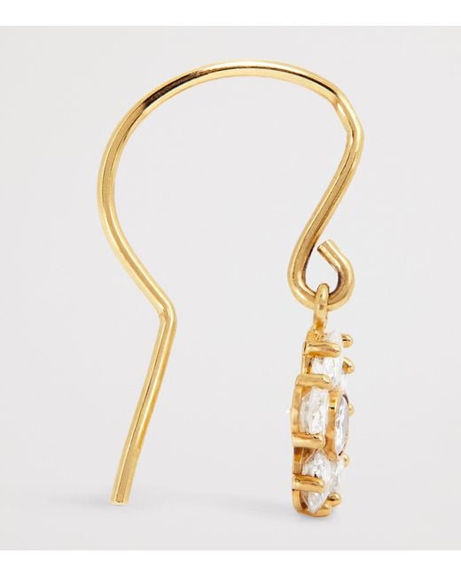 Jennifer Meyer Large And Diamond Edith Earrings in Metallic | Lyst UK