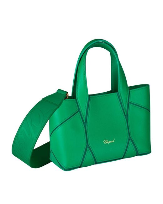 Chopard Micro Leather Diamond Tote Bag in Green | Lyst UK