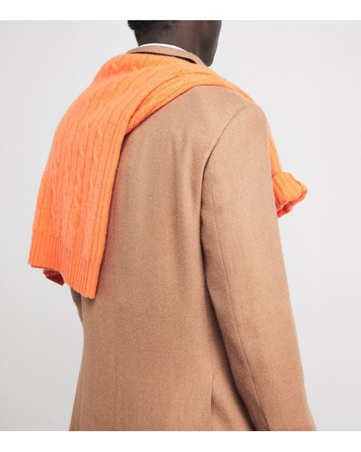 Polo Ralph Lauren Camel Hair Double-Breasted Blazer in Brown for Men ...