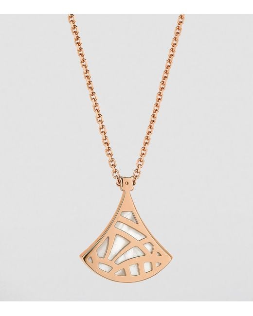 BVLGARI Rose, Diamond And Mother-Of-Pearl Divas’ Dream Necklace in ...