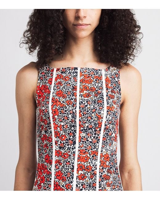 ME+EM Floral Maxi Dress in Red | Lyst UK