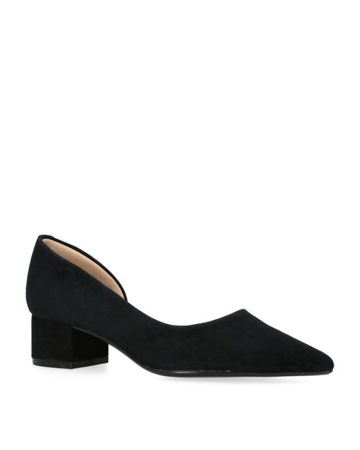 Carvela Kurt Geiger Suede Camilla Pumps in Black | Lyst