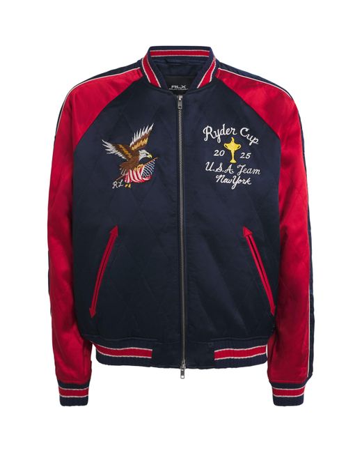 Ralph Lauren Us Ryder Cup Bomber Jacket in Red for Men | Lyst UK