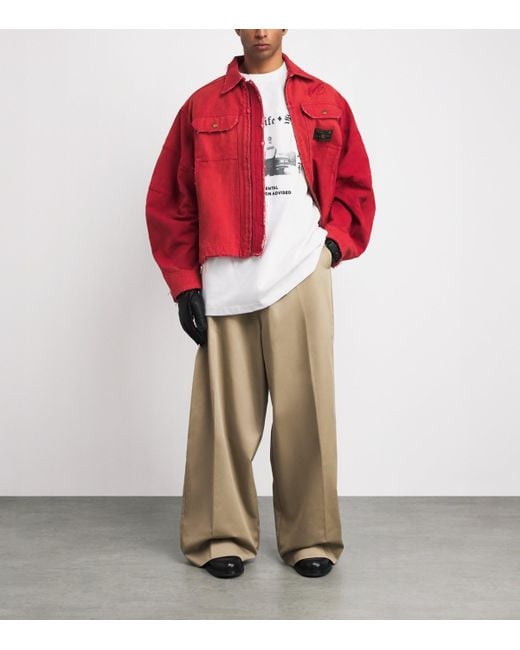 Willy Chavarria Cotton Lifestyle Northsider T-Shirt in White for Men ...