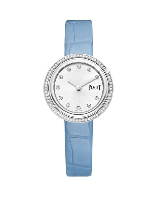 Piaget Stainless Steel And Diamond Possession Watch in Blue | Lyst UK