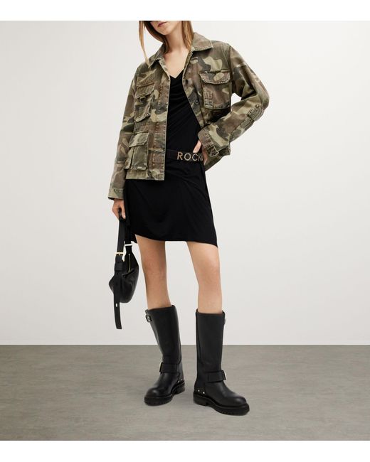 AllSaints Camouflage Elm Jacket in Green | Lyst