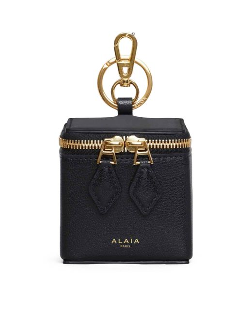 Alaïa Goatskin Square Coin Purse in Black | Lyst