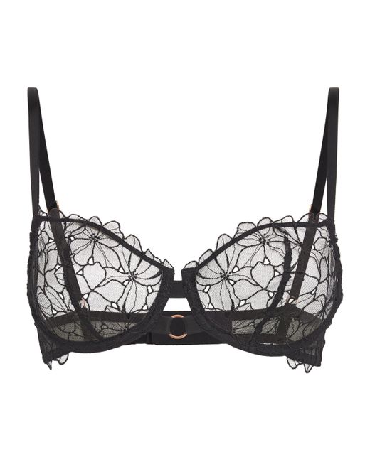 Simone Perele Jeanne Half Cup Bra in Black | Lyst