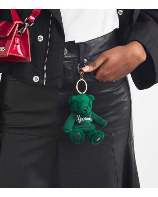 Harrods Henry Bear Keyring in Green | Lyst UK