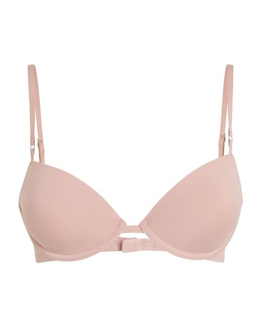 Calvin Klein Minimalist Demi-Cup Bra in Pink | Lyst