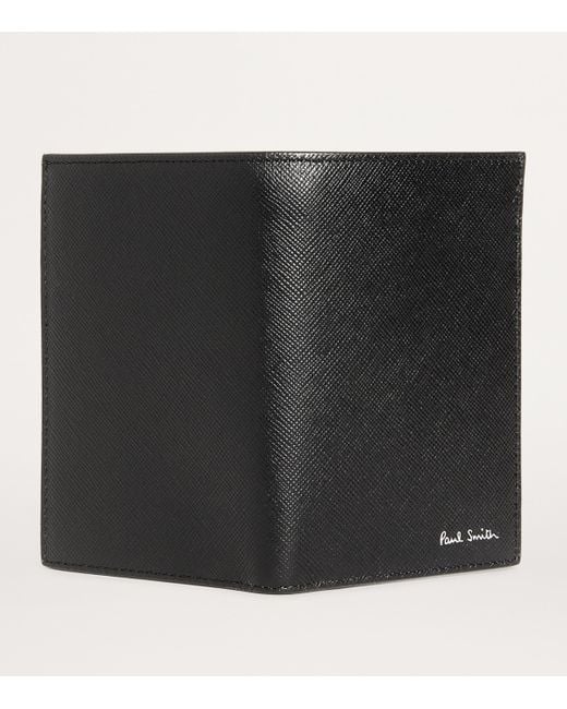 Paul Smith Leather Mini Blur Vertical Wallet in Black for Men | Lyst