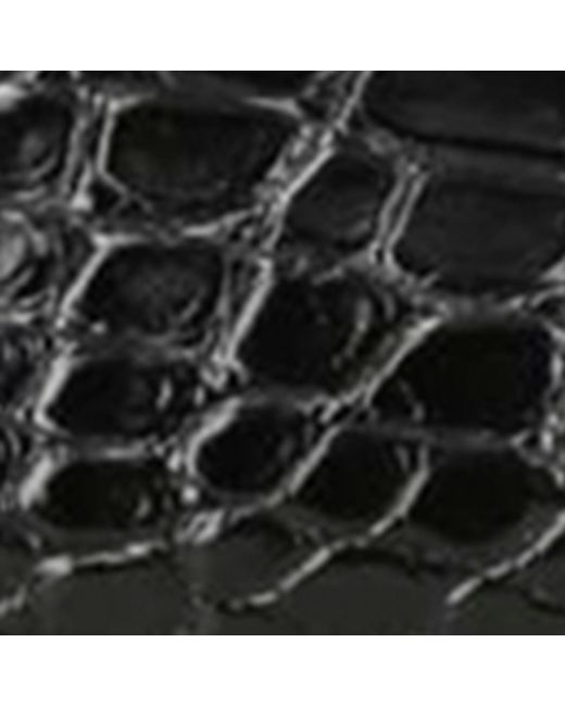 Santoni Crocodile Skin Duke Penny Loafers in Black for Men | Lyst