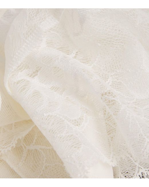 Calvin Klein Lace Bikini Briefs in White | Lyst