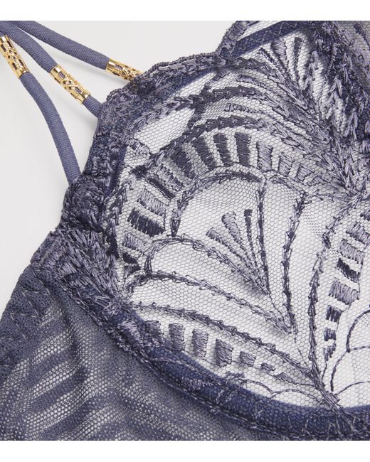 Aubade Vibes Half-Cup Bra in Blue | Lyst