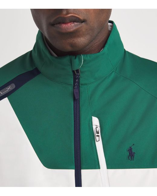 Ralph Lauren Technical Windbreaker Jacket in Green for Men | Lyst