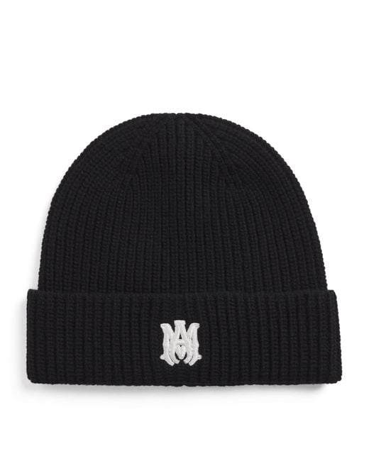 Amiri Embroidered Logo Beanie in Black for Men | Lyst UK