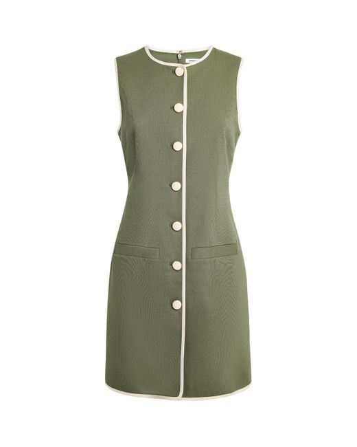 Veronica Beard Whistler Mini Dress in Green | Lyst UK