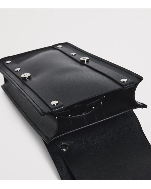 Vivienne Westwood Mini Leather Bondage Cross-Body Bag in Black | Lyst