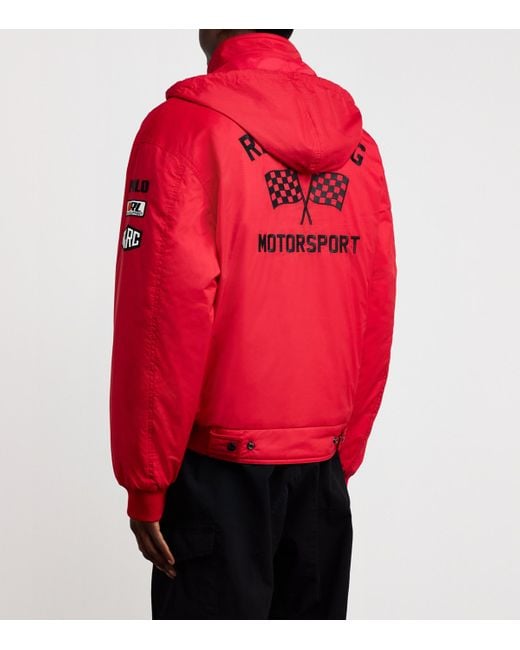 Polo Ralph Lauren Racing Jacket in Red for Men | Lyst