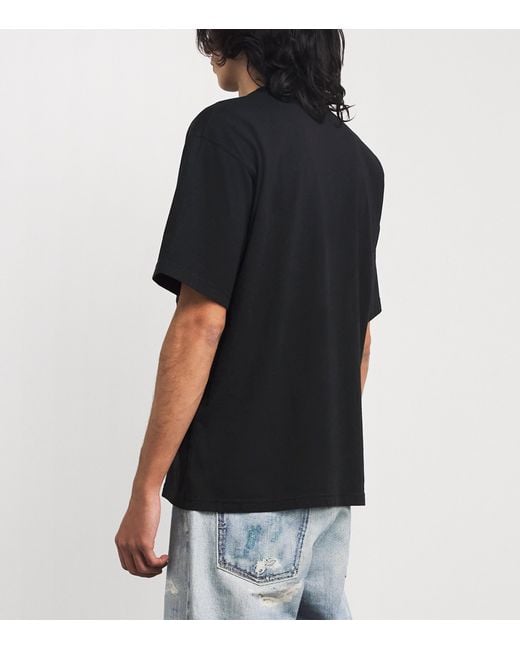 Stone Island Cotton Logo-Pocket T-Shirt in Black for Men | Lyst UK