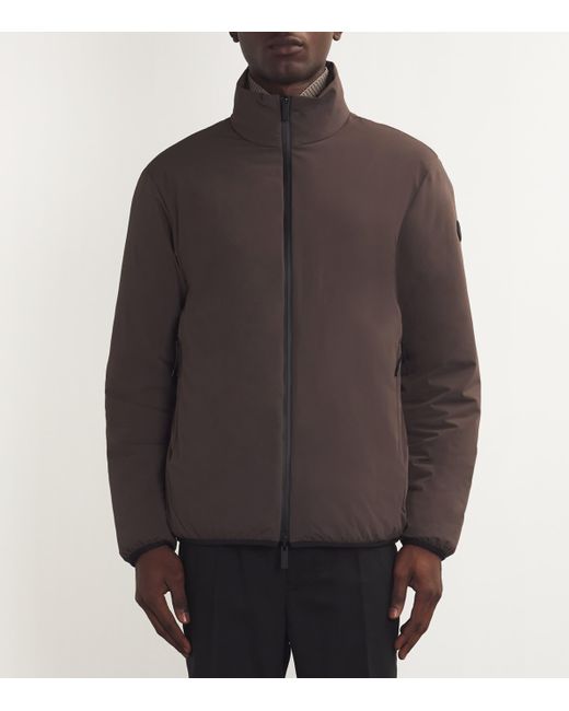 Moncler Technical Reversible Larch Jacket in Brown for Men | Lyst
