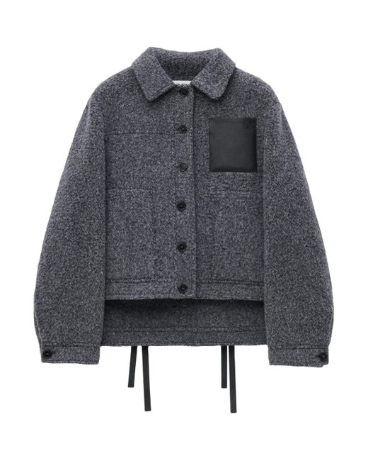 Loewe Wool-Blend Workwear Jacket in Gray | Lyst