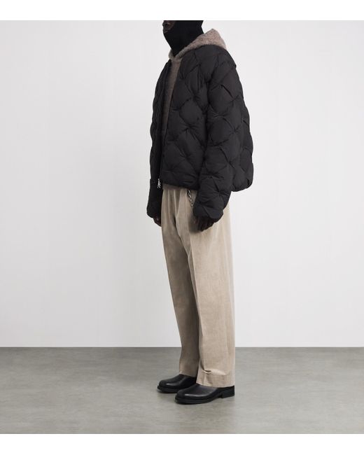 Represent Diamond Quilted Puffer Jacket in Black for Men | Lyst UK