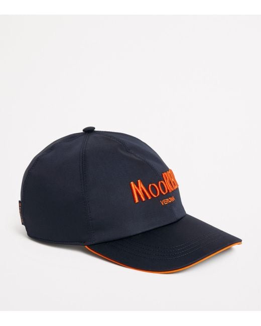 Moorer Robison Baseball Cap in Blue for Men | Lyst UK