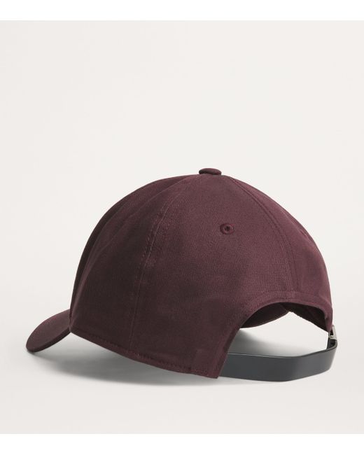 Moose Knuckles Cotton Logo Baseball Cap in Brown for Men | Lyst