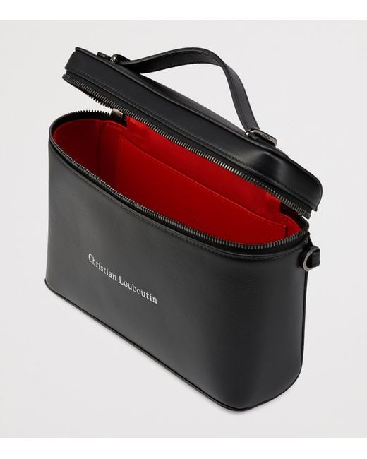 Christian Louboutin Tactical Calfskin Cross-Body Bag in Black for Men ...
