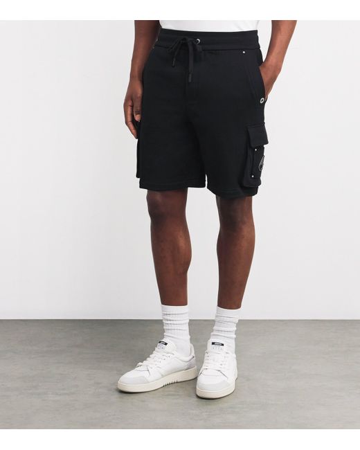 Moose Knuckles Cotton Hartsfield Cargo Shorts in Black for Men | Lyst