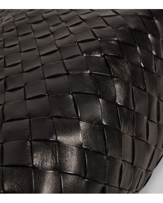 Dragon Diffusion Large Leather Woven Santa Croce Tote Bag in Black | Lyst