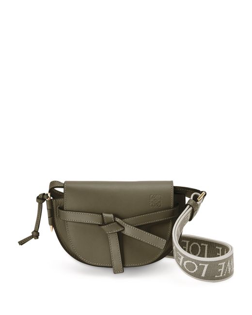 Loewe Mini Gate Dual Bag in Gray | Lyst