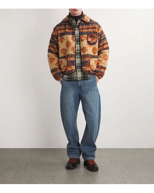 Polo Ralph Lauren Wool-Blend Ranch Fleece Jacket in Brown for Men | Lyst UK