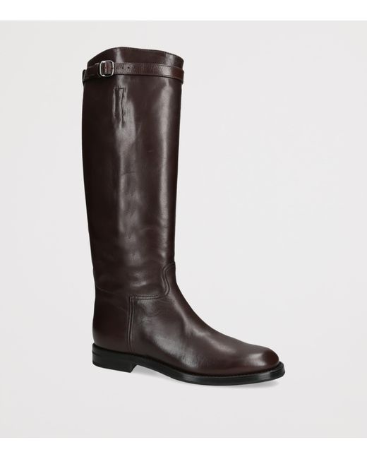 Church's Leather Michelle Knee-High Boots in Brown | Lyst