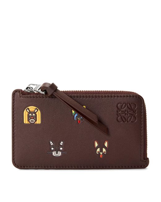 Loewe X Louis Wain Cats Zip-Around Wallet in Brown | Lyst UK
