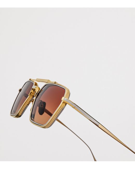 Jacques Marie Mage Titanium Commodore Sunglasses in Brown for Men | Lyst UK