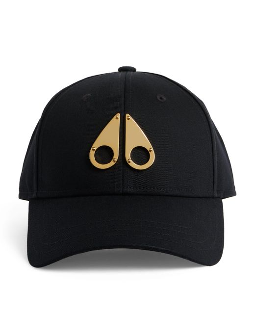Moose Knuckles Icon Logo Baseball Cap in Black for Men | Lyst