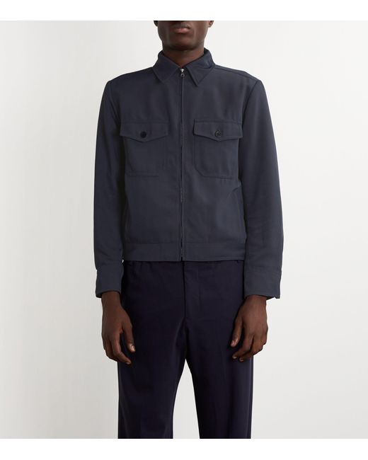 Sandro Antoine Jacket in Blue for Men | Lyst