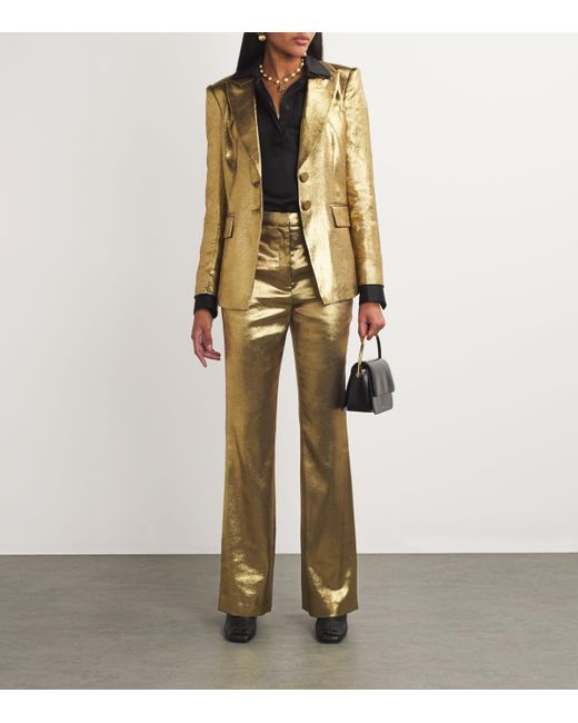 Veronica Beard X Poppy Delevingne Gracie Trousers in Natural | Lyst