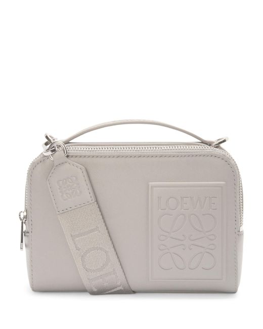 Loewe Mini Leather Cross-Body Camera Bag in Gray for Men | Lyst