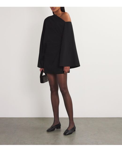 Camilla & Marc Asymmetric Elliot Mini Dress in Black | Lyst