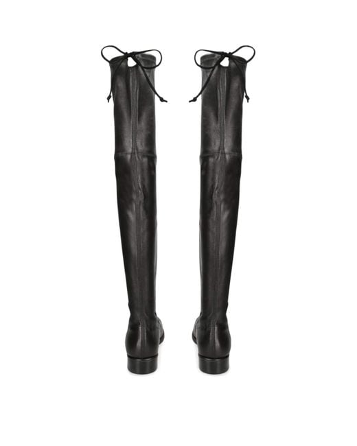 Stuart Weitzman Leather Lowland Bold Boots 40 in Black | Lyst