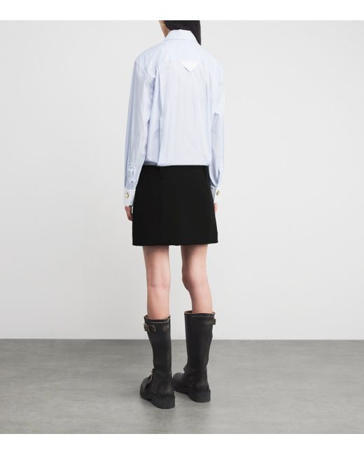 Sandro Two-Piece Mini Dress in White | Lyst UK