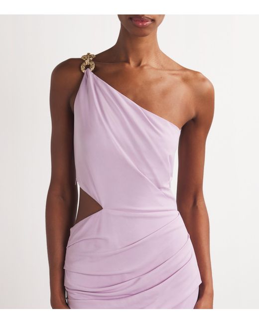 Cult Gaia Cut-Out-Detail Cobie Gown in Purple | Lyst