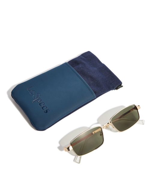 Le Specs Bizarro Sunglasses in Green | Lyst UK