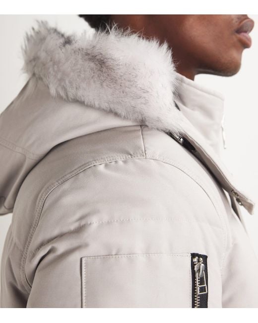 Moose Knuckles 3Q Down Jacket in Gray for Men | Lyst