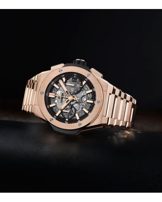 Hublot Titanium Big Bang Integrated Watch in Pink for Men | Lyst
