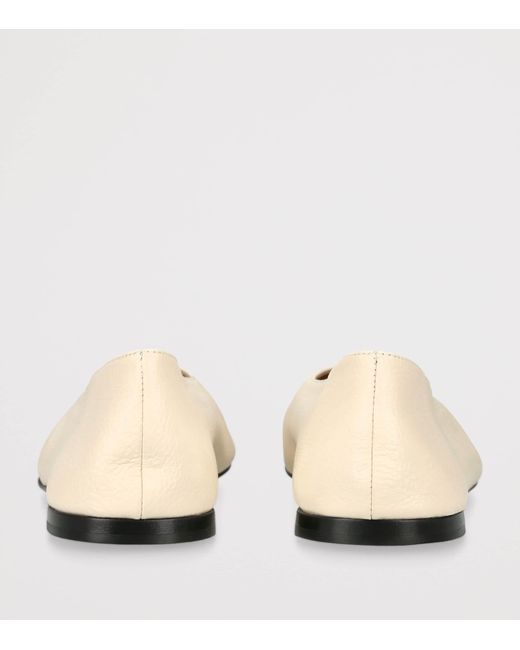 The Row Awar Flat Shoes in Natural | Lyst